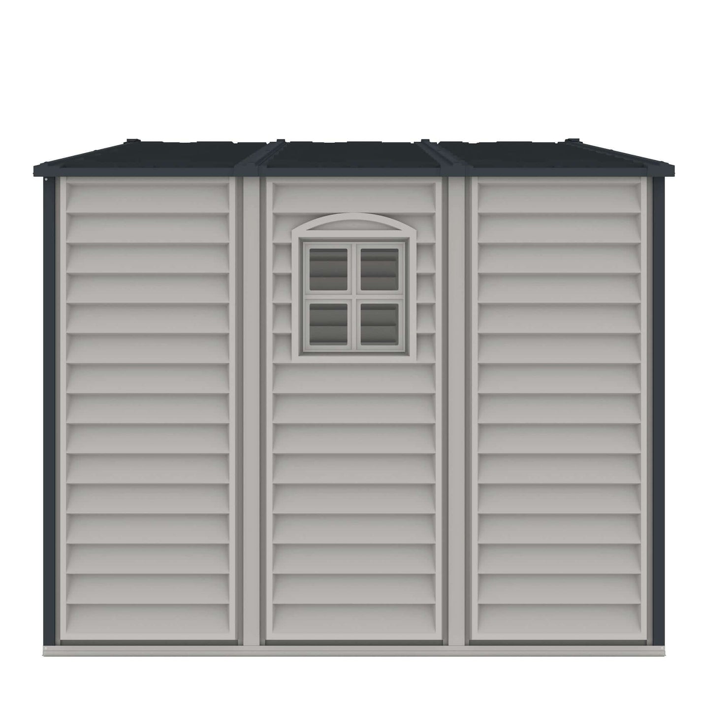 Duramax 10.5x8 Woodside PLUS Vinyl Shed w/ Foundation Kit