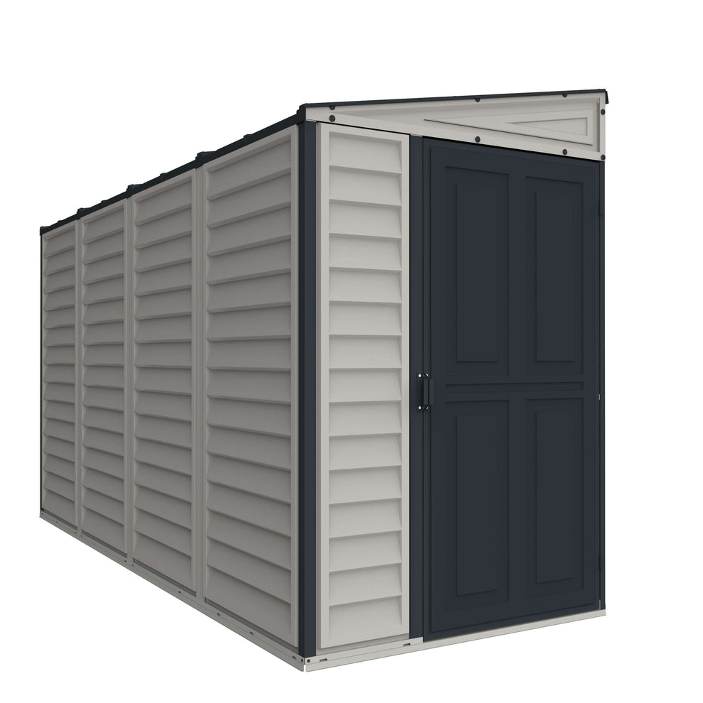 Duramax 4x10 SideMate PLUS Vinyl Shed with Foundation Kit