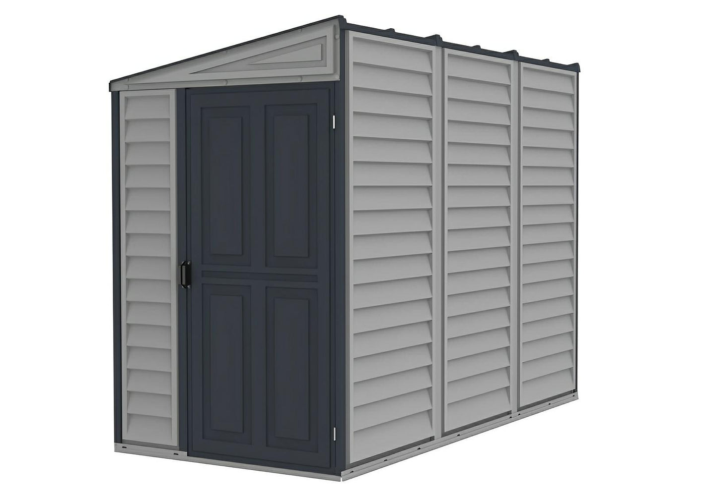 Duramax 4x8 SideMate PLUS Vinyl Shed with Foundation Kit