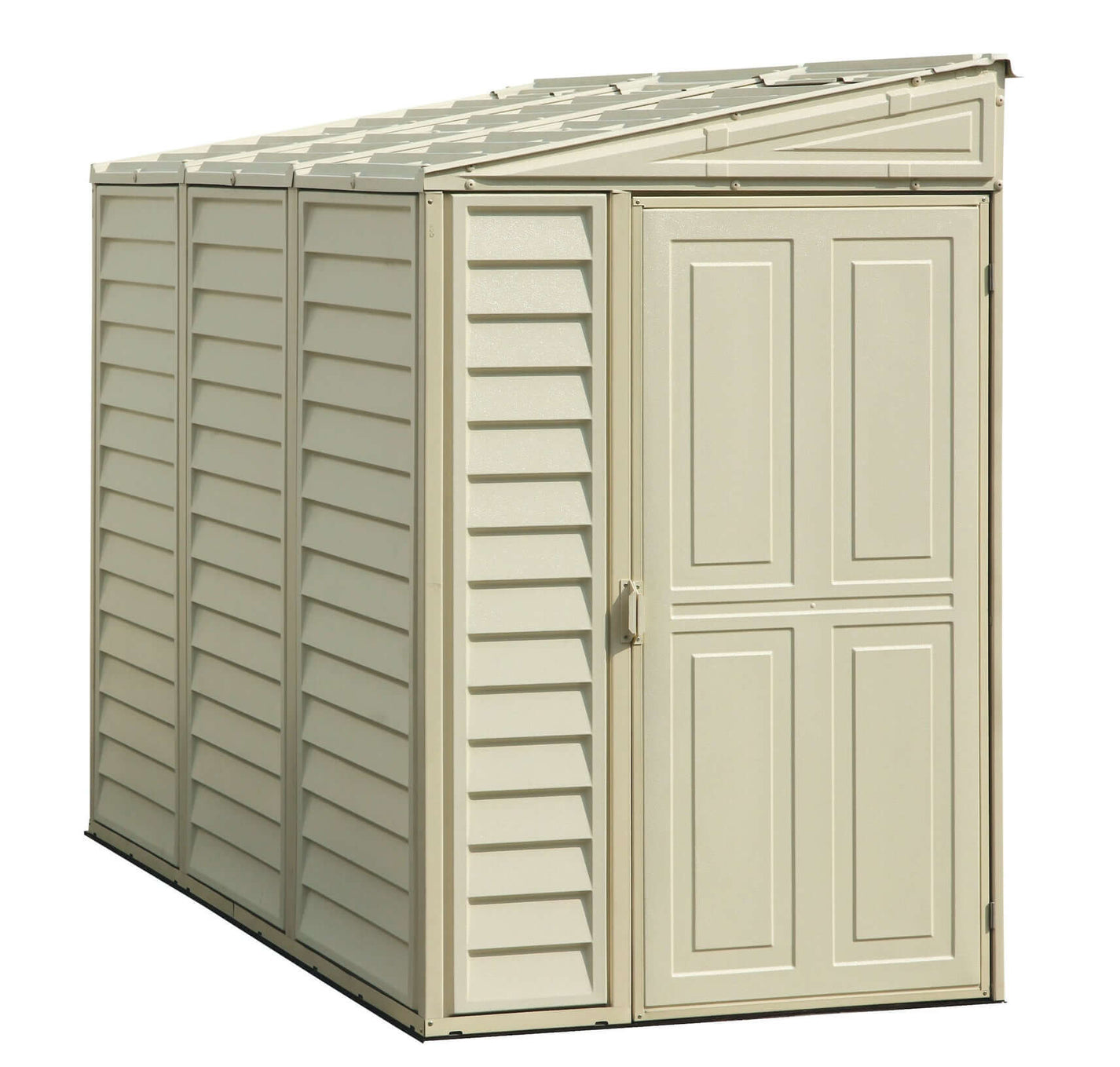 Duramax 4x8 SideMate Vinyl Shed with Foundation Kit