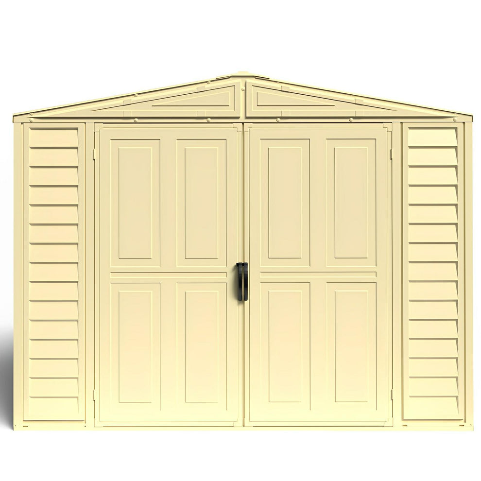 Duramax 8x8 DuraMate Vinyl Shed with Foundation Kit