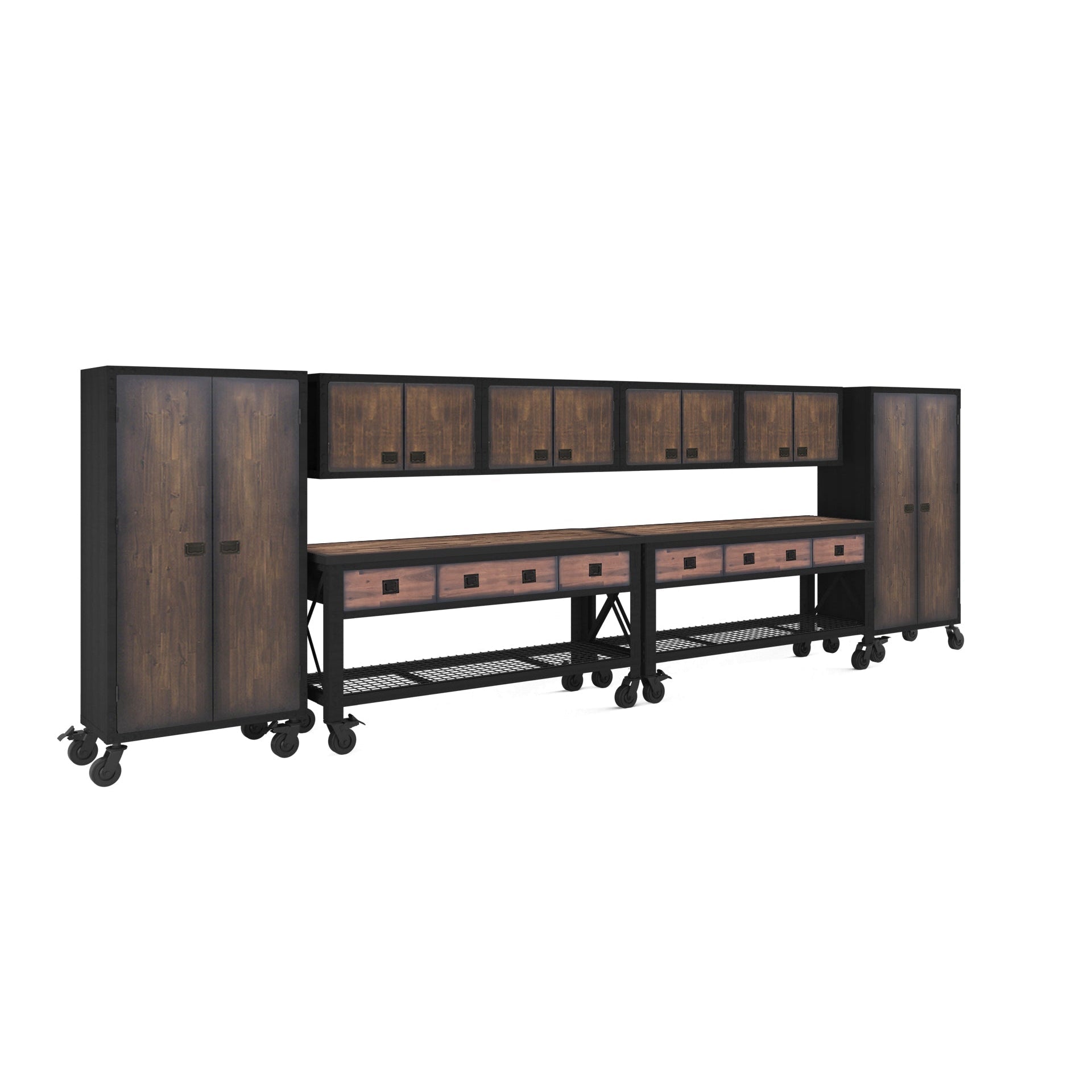 Duramax 8-Piece Garage Storage Combo Set with Workbenches, Wall ...